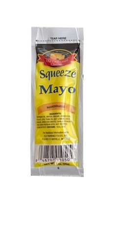 SQUEEZE MAYO STRIPS – SKU F8528 – JL Marcus Catalog